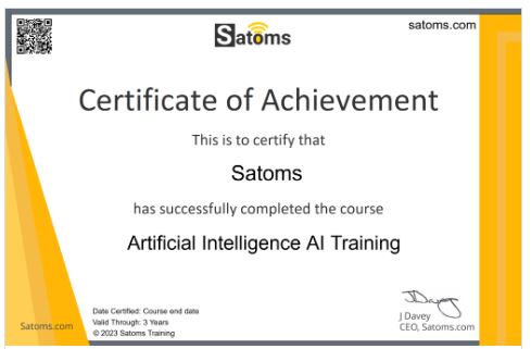 Artificial Intelligence (AI) Training